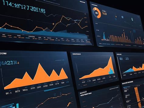 Charts And Graphs Reflecting Data Insights And Statistics Analysis Premium Ai Generated Image
