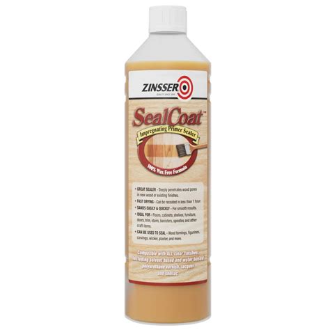 Zinsser Sealcoat Clear Sanding Sealer For Interior Wood Andrews