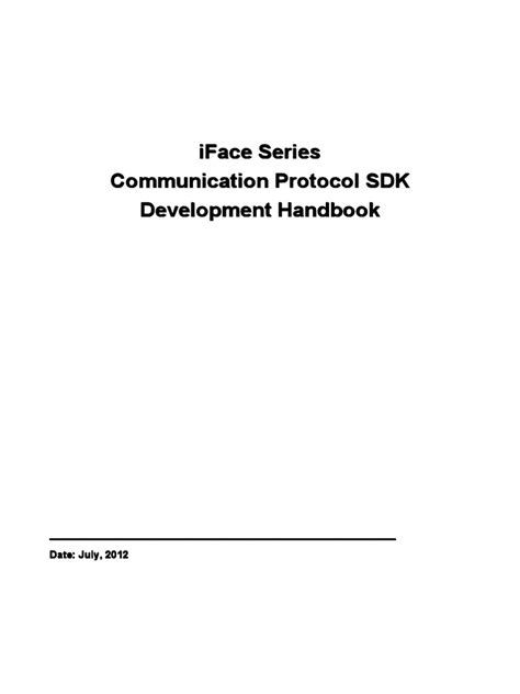 Iface Sdk Manual Pdf