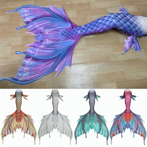 Realistic Purple Mermaid Tails