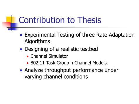 Ppt Performance Testing Of Rate Adaptation Algorithms In Wlan Powerpoint Presentation Id560618