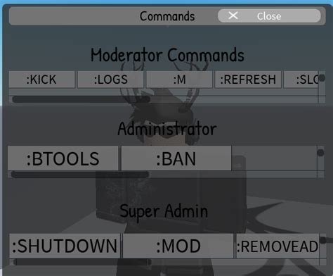 Admin Commands Creations Feedback Developer Forum Roblox