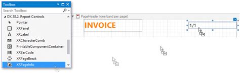 create an invoice manually reporting tools devexpress