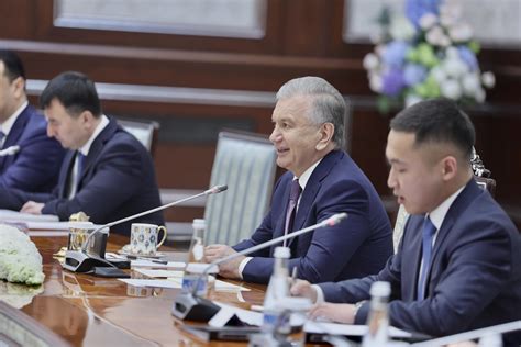 Ерөнхийлөгч У Хүрэлсүх Бүгд Найрамдах Узбекистан Улсын Ерөнхийлөгч Ш