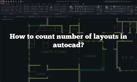 How To Count Number Of Layouts In Autocad