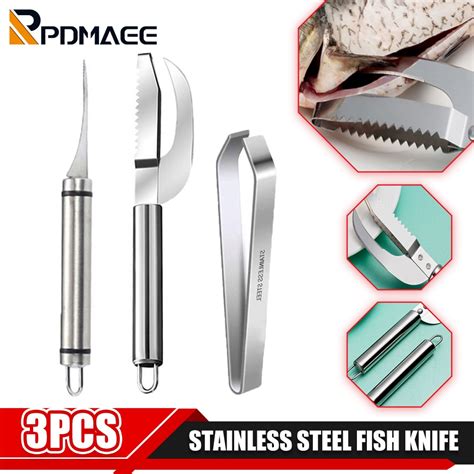 스테인레스 스틸 다기능 물고기 비늘 제거기 생선 칼 주방 액세서리 피크닉 주방 도구 Aliexpress