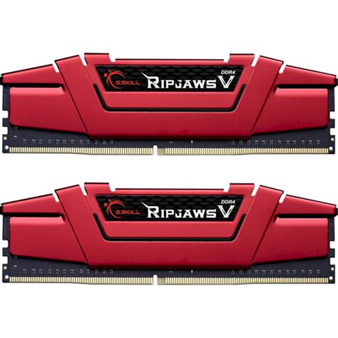 G Skill 16gb 2x 8gb Ddr4 2666mhz Cl19 Ripjaws V Red F4 2666c19d
