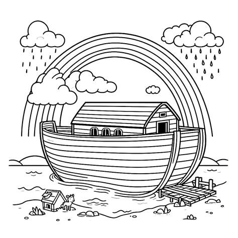 Arche Noah Ausmalbilder Malvorlagen Arche Noah Zum Ausdrucken