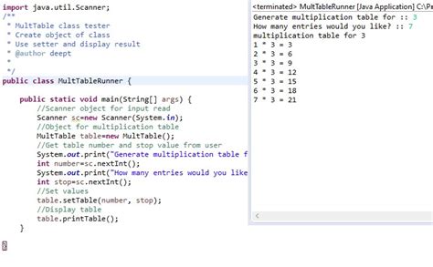 Solved A Computer Science Multiplication Table Lab Goal This Lab