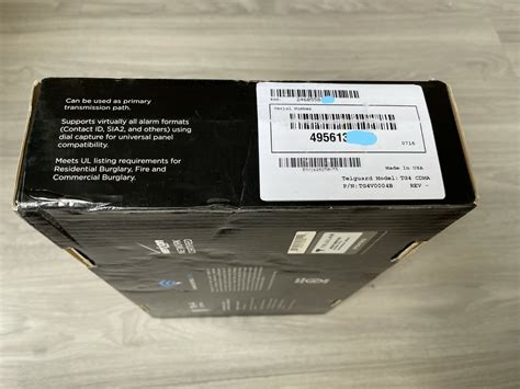 New Telguard Tg 4 Cdma Pn Tg4v0004 Cellular Alarm Communicator For