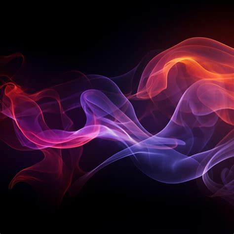 Premium Photo Whimsical Wispy Smoke Abstract Background