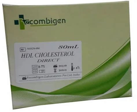 HDL Cholesterol Direct Test Kit At 2100 Kit Biochemistry Reagents