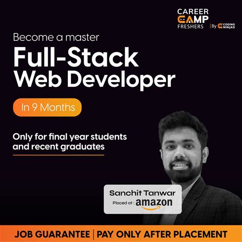 coding ninjas on linkedin full stack development bootcamp for freshers