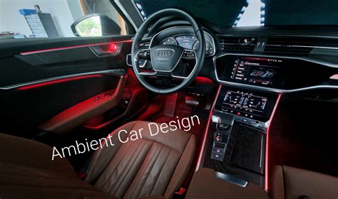 Audi A6 S6 Rs6 C8 Ambient Car Design Τοποθέτηση Ατμοσφαιρικού