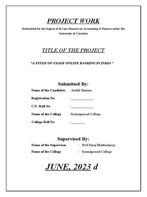 Sushil Online Banking Project 1 Pdf Banks Online Banking