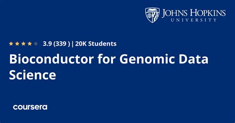 Bioconductor For Genomic Data Science Coursya
