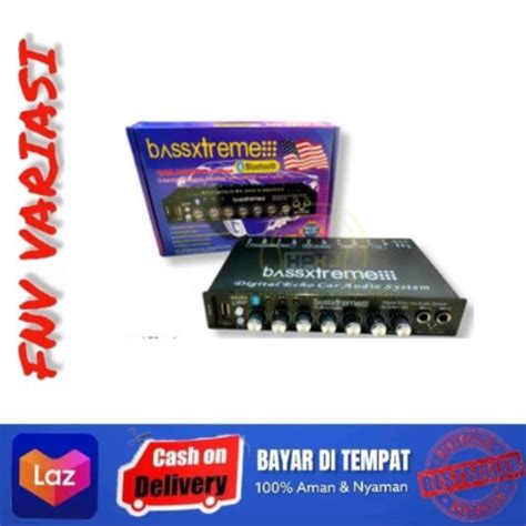 Preamp Parametrik Mobil Bassxtreme Ac 6907 Epi Priamp Equalizer