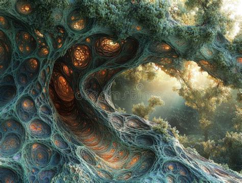 Branching Patterns Inspired By The Natural Fractal Growth Of Trees