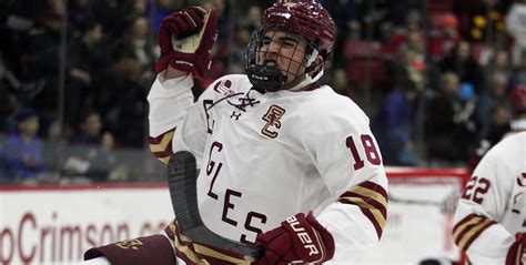 Alex Newhook Named Hockey East Player Of The Month Hockey East Association