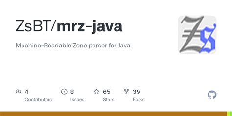 Github Zsbt Mrz Java Machine Readable Zone Parser For Java