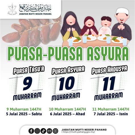 Portal Rasmi Jabatan Mufti Negeri Pahang Amalan Di Hari Asyura
