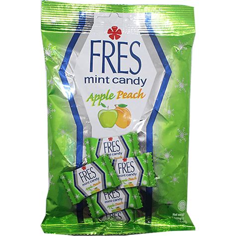 Fres Mint Candy Apple Peach 50pcs Candies Walter Mart