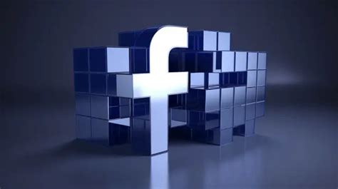 파란색 정육면체 벽에 페이스북 로고 벽에 3d 렌더링 페이스북 로고 고화질 사진 사진 배경 일러스트 및 사진 무료 다운로드 Pngtree