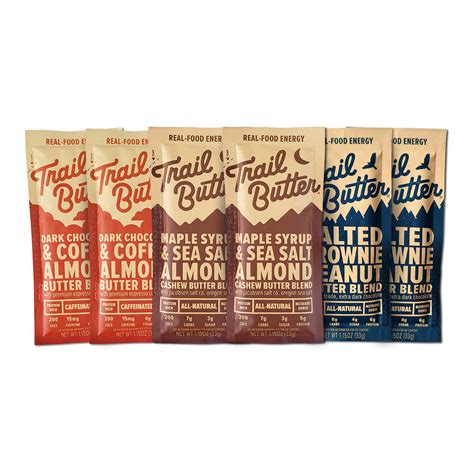 Trail Butter Lil Squeeze Variety 6 Pack 115ozeach Salted Brownie Peanut
