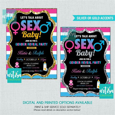Let S Talk About Sex Baby Invitation Lets Talk About Sex Etsy