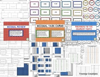 Decimal Bundle By Treetop Creations TPT