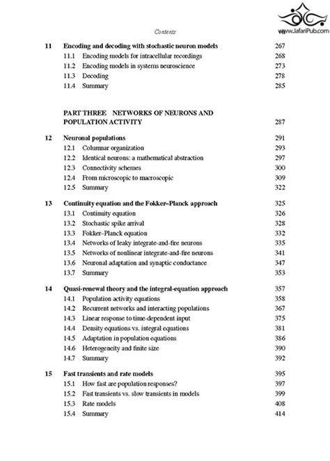 کتاب بویایی عصبی Neuronal Dynamics From Single Neurons To Networks And Models Of Cognition