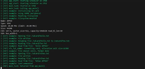 ESP 存储 SDSDIOMMC 驱动 ESP Guide