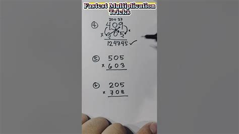 Fastest Multiplication Tricks Youtube