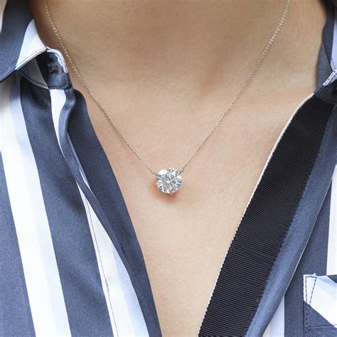 Diamond Solitaire Necklace