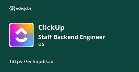 Clickup Is Hiring Staff Backend Engineer Views Typescript Postgresql Aws Usd 180k 242k Us