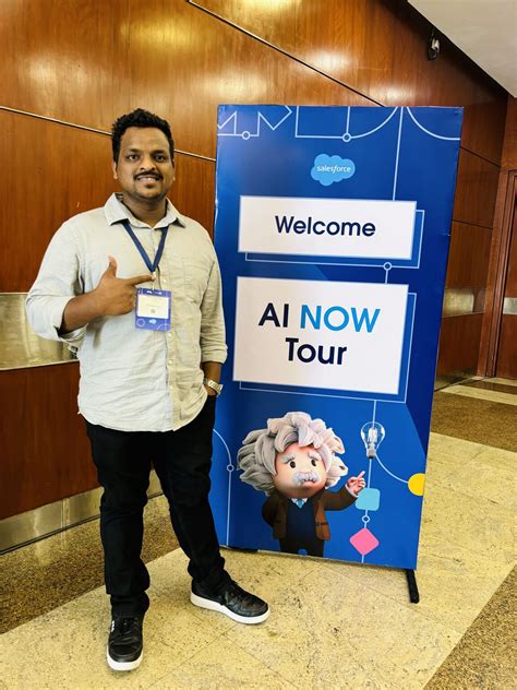 Meeneendra Y On Linkedin Salesforceai Ainowtour Hyderabad Ai