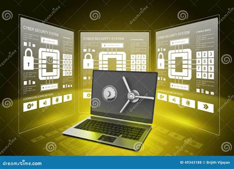 Data Security Concept Stock Illustration Illustration Of Closed