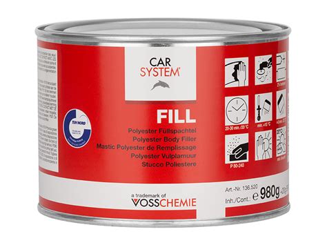 Fill Polyester Body Filler Incl Hardener Rsb Auto Group