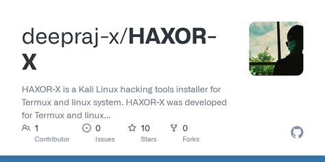 Github Deepraj X Haxor X Haxor X Is A Kali Linux Hacking Tools Installer For Termux And Linux