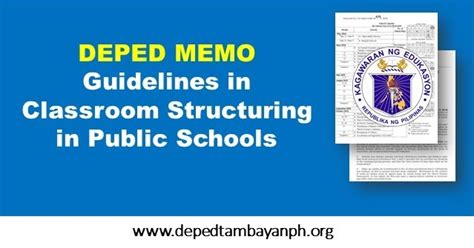 Deped Issues Guidelines In Classroom Structuring In Public Schools Deped Issues Guidelines In Classroom Structuring In Public Schools