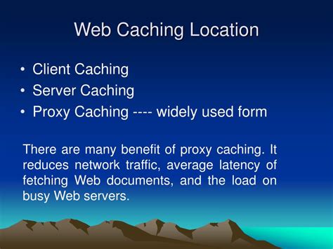 Ppt An Overview Of Proxy Caching Algorithms Powerpoint Presentation