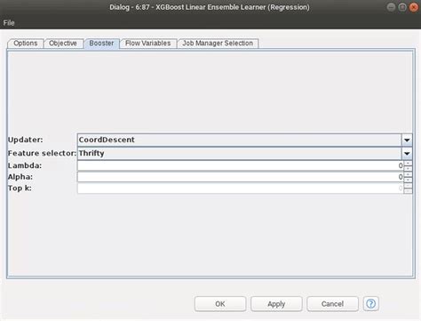 Error When Running Xgboost Linear Ensemble Learner Regression Knime Analytics Platform