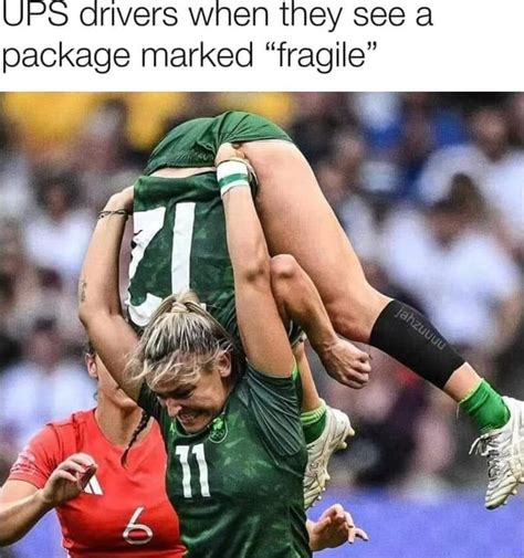 Ups Arivers When They See A Package Marked Fragile Ifunny