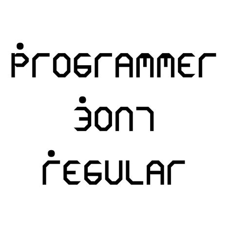 Programmer Font Regular Free Fonts On