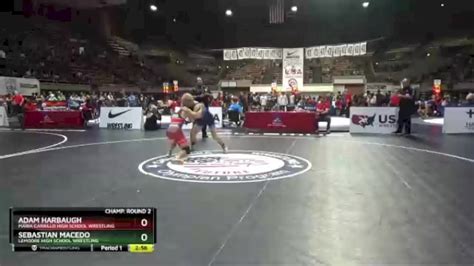 132 Lbs Champ Round 2 Adam Harbaugh Maria Carrillo High School