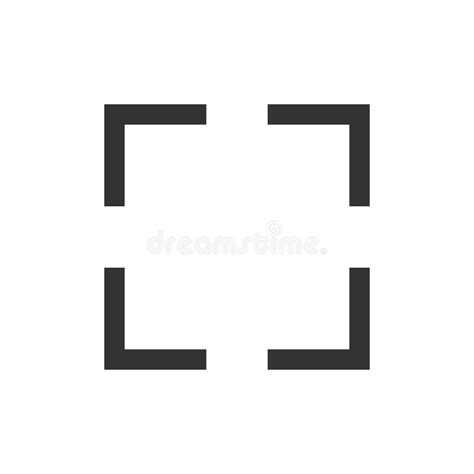 Full Screen Pixelated Ui Icon Stock Vector Illustration Of Control