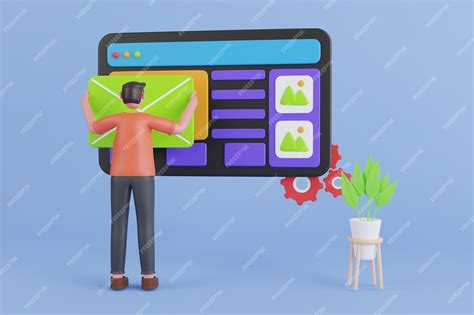 Premium Psd Web Ui Ux Design Web Development Concept Ui And Ux