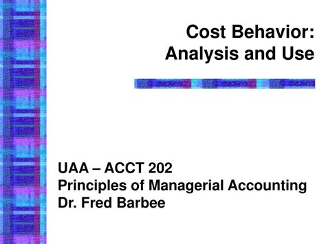 PPT Cost Behavior Analysis And Use PowerPoint Presentation Free Download ID 3209021