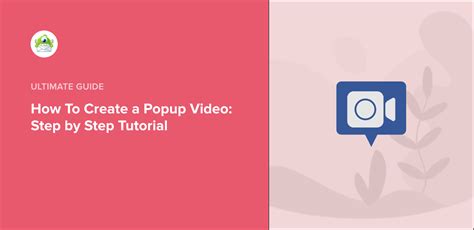 How To Create A Popup Video Step By Step Tutorial