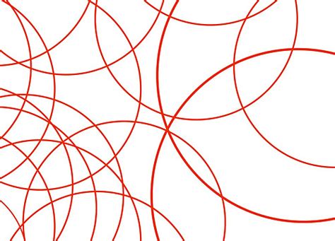 Abstract Red Curve Line With White Background Line Circuit Spiral
